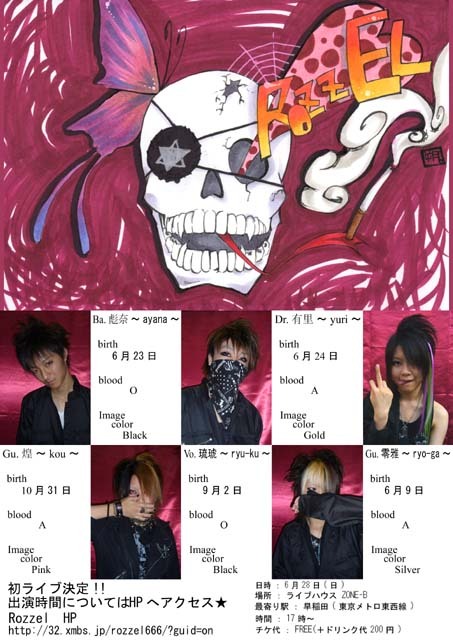 Rozzel profile | Rozzelプロフィール | vkgy (ブイケージ)