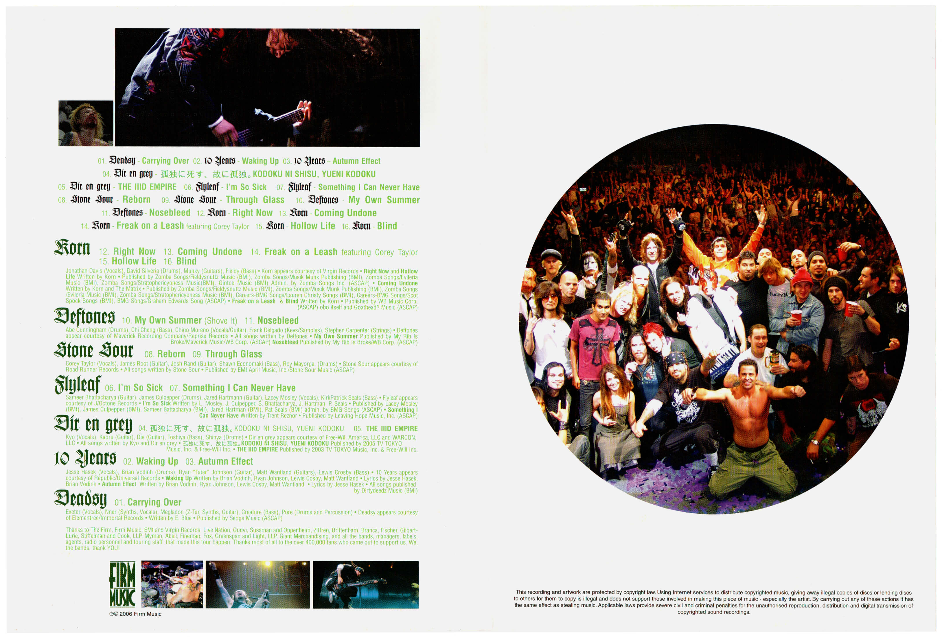 Family Values Tour 2006 - (omnibus) | vkgy (ブイケージ)