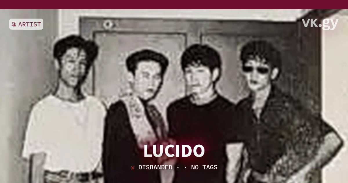 LUCIDO profile | LUCIDOプロフィール | vkgy (ブイケージ)