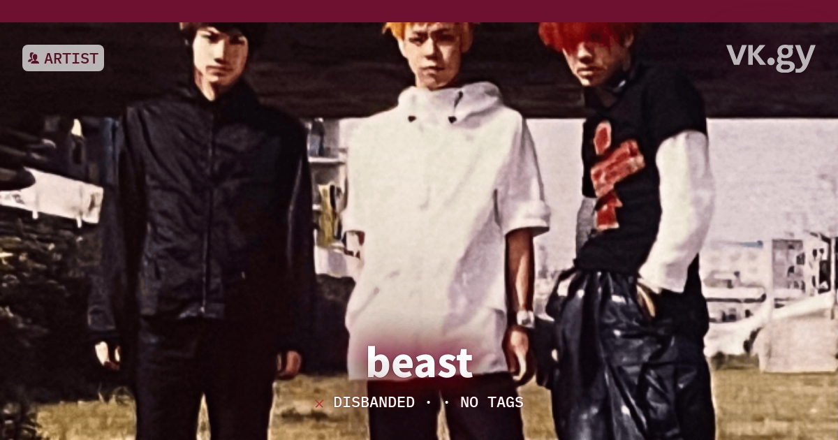 beast profile | beastプロフィール | vkgy (ブイケージ)